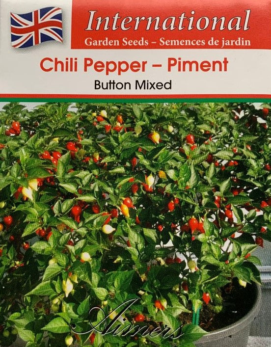 Seed- Chili Pepper Button Mix – Knippel Garden Centre